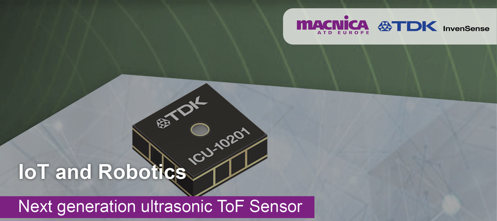 TDK’s next-generation ultrasonic time-of-flight sensor enables new mass ...
