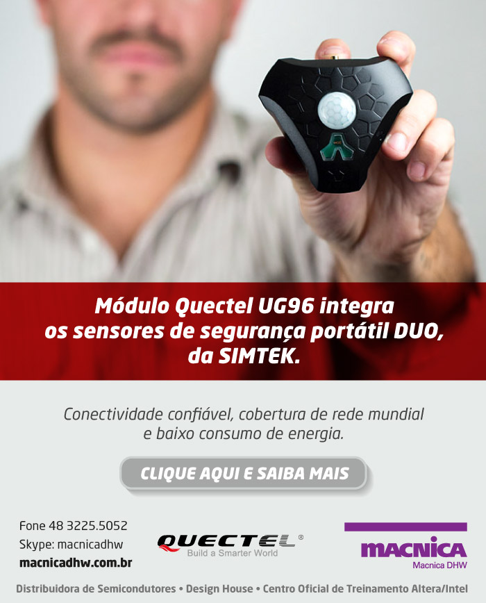 Segurança: Módulo Quectel UG96 integra os sensores de segurança ...